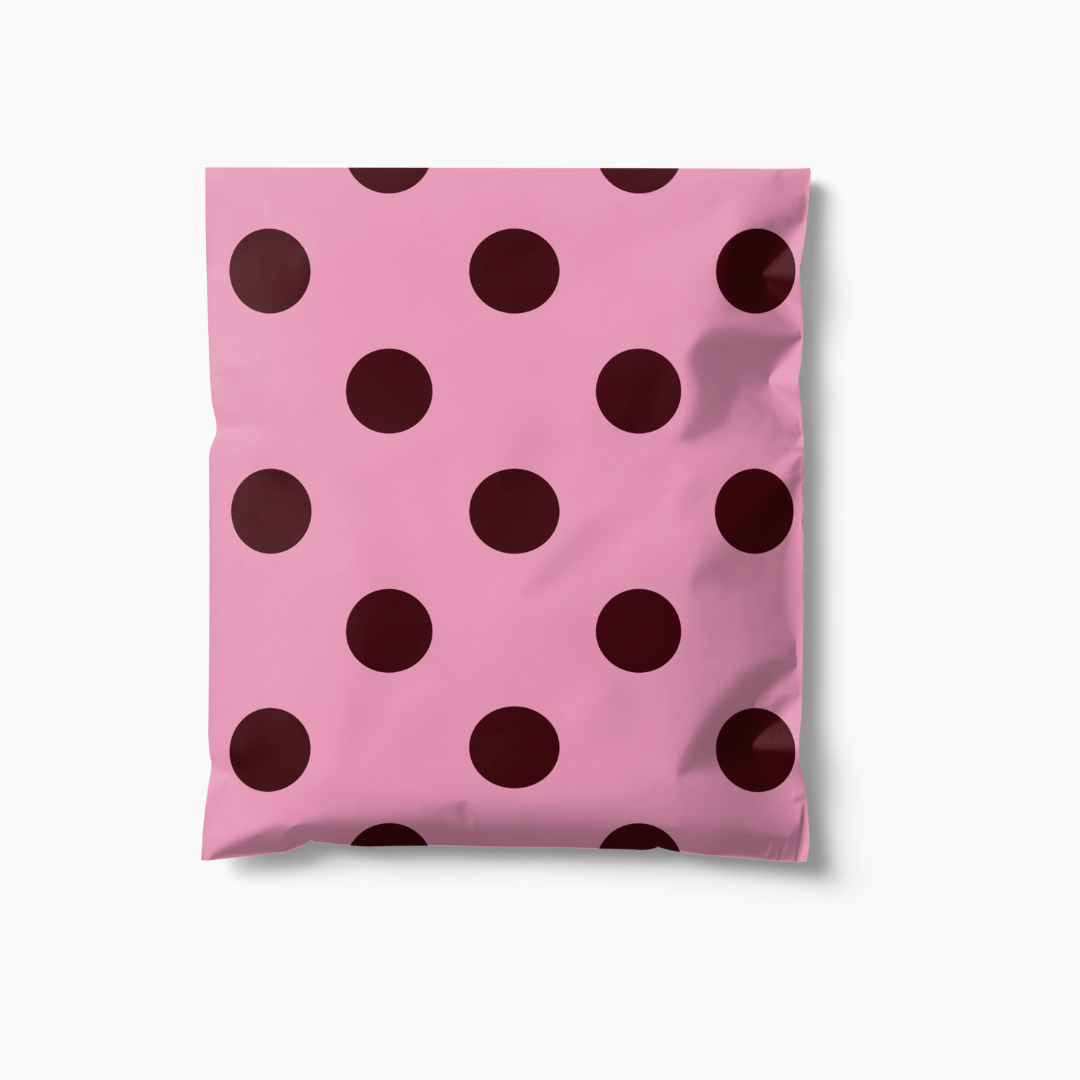 Shipping Studio - Fun printed shipping bags - Purple Dots